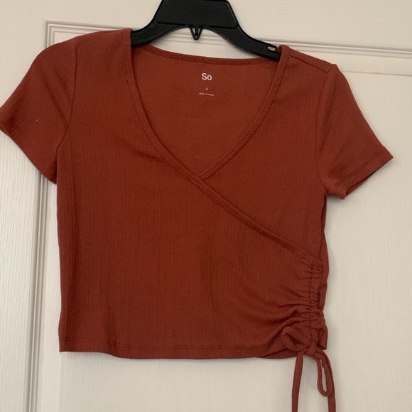 Tops | Scrunch Crop Top | Poshmark